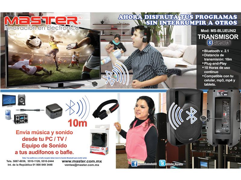 MS-BLUEUNI2 - Master Electronicos