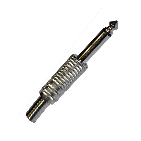 CONECTOR TIPO "PLUG 6.3mm" MACHO MONOAURAL - Master Electronicos