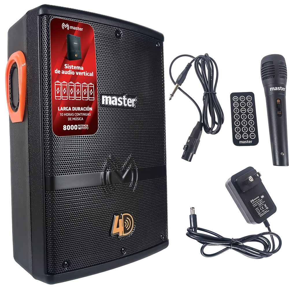 Sistema de audio recargable de hasta 10 horas. Bluetooth TWS - Master Electronicos